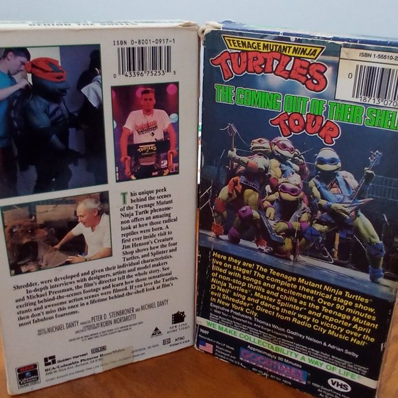 VHS | Other | Teenage Mutant Ninja Turtles Behind The Shells Tmnt ...